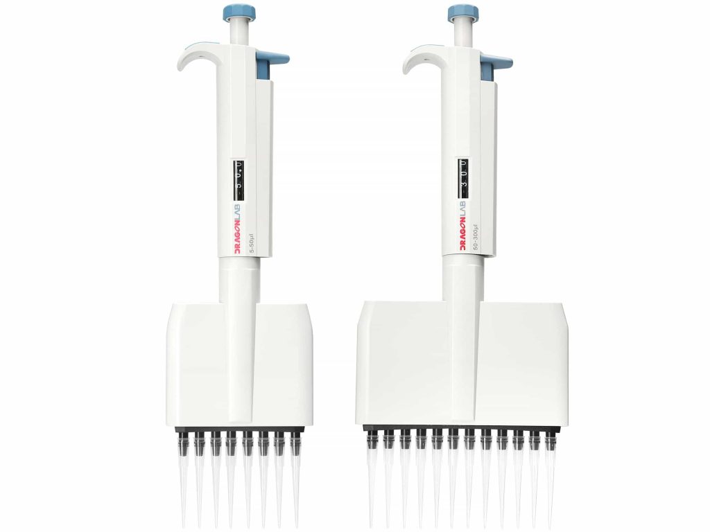 TopPette Multi-channel, 8-channel Adjustable Volume Pipettes ...