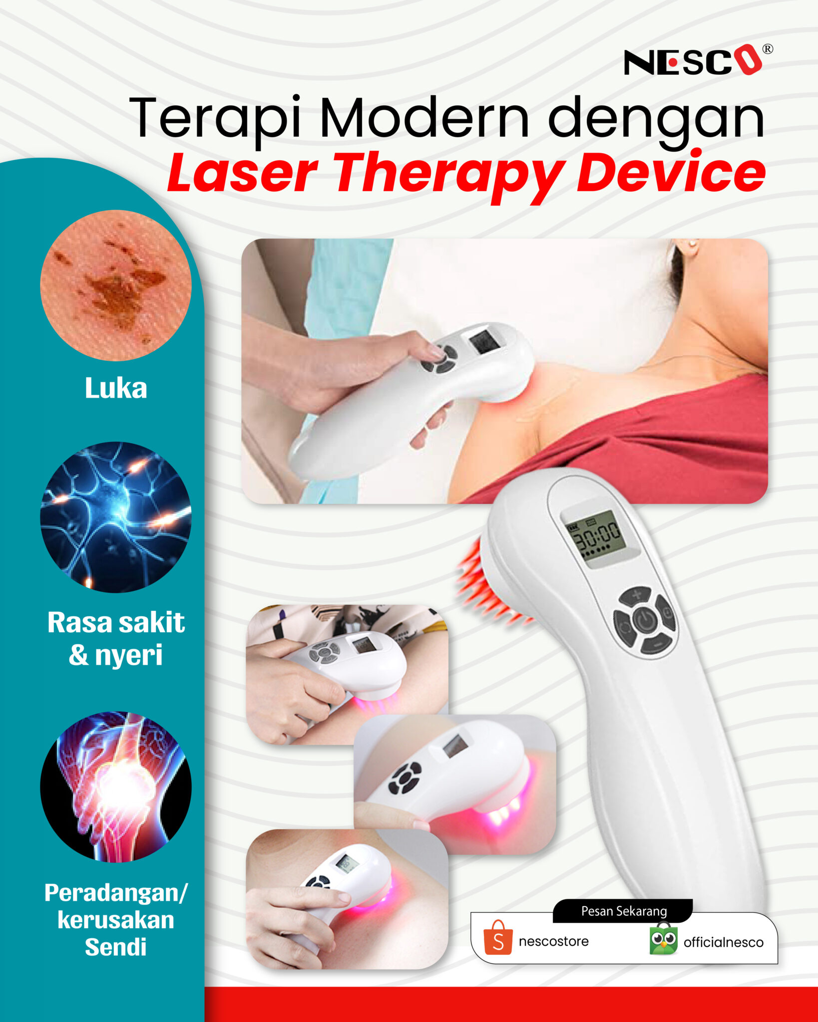 Terapi Nyeri Lebih Cepat & Tepat Laser Therapy Device Handheld dari ...